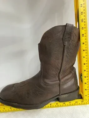 Ariat | Shoes | Ariat Square Toe Brown Leather Rambler Cowboy Western ...